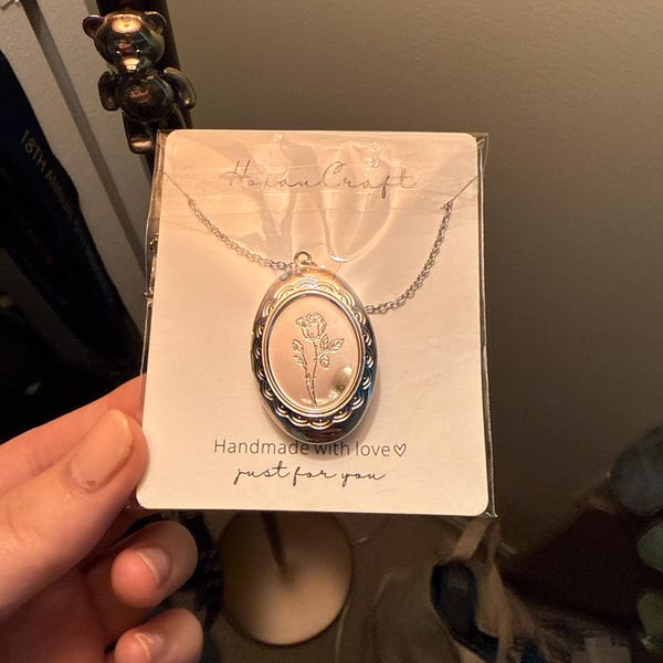 Custom Initial Locket With Photo, Gold Delicate Oval Locket Necklace ...