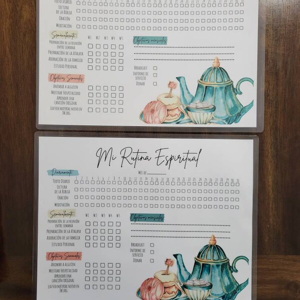 Spiritual Routine Checklist | Morning Vibes Bundle | JW | Planners ...