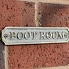 Boot Room Door Sign 17 X 3.4cm Plaque Sent With Screws, Solid Brass ...