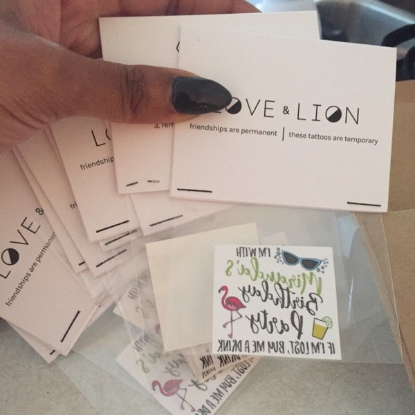 Individualized Packaging for Tattoos - Etsy