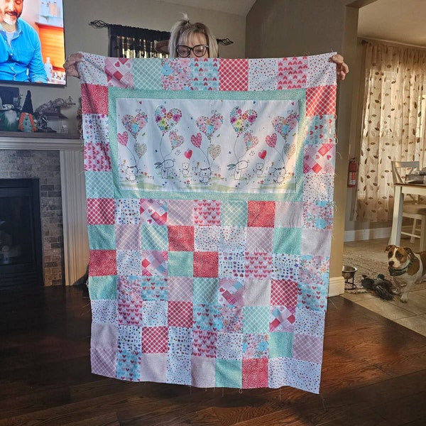 Bursting With Love Quilt Kit With Fabric and Pattern From Quilt Top ...