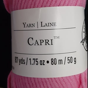 FIERY FLAMINGO Créme Cotton Yarn by Loops & Threads - Etsy