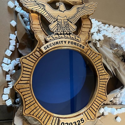 Handcrafted Air Force Ssgt Shadowbox Air Force Tsgt - Etsy