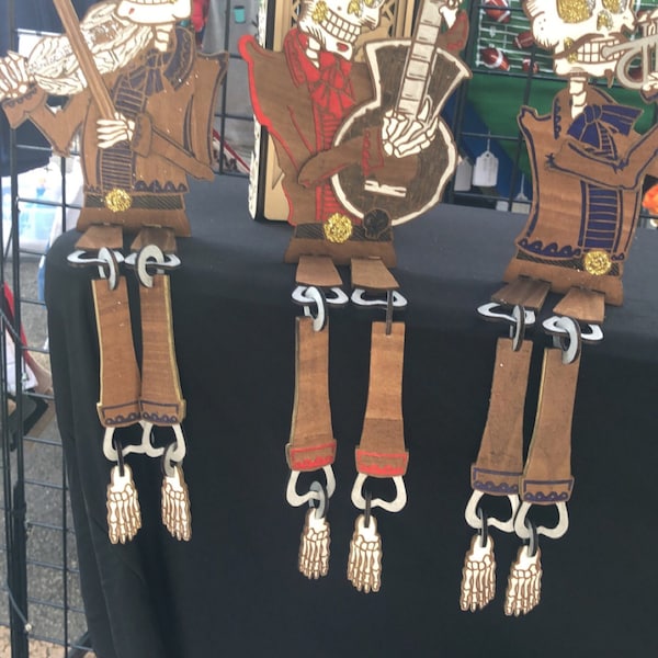 Skull Skeleton Laser Cut File Halloween Mariachi Dios De Los Muertos ...