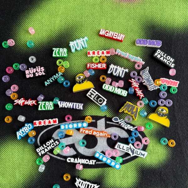 CHYL DJ Logo Inspired Kandi Beads Set of 6 - Etsy