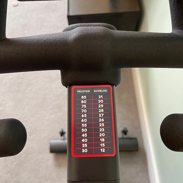 MAGNET Peloton Echelon Conversion Chart Stationary Bicycle Resistance ...
