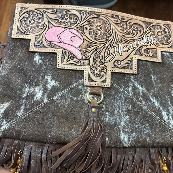 The Howdy Purse a Haute Southern Hyde by Beth Marie Exclusive Cowhide ...