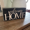Welcome Home Sign Mini Block 3D Home Decor Wooden Sign Wood Signs ...