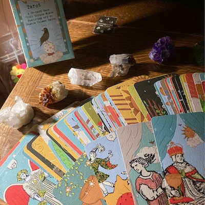 Pixie's Whisper Tarot Deck, Tarot Cards, Oracle Deck With Custom Tuck ...