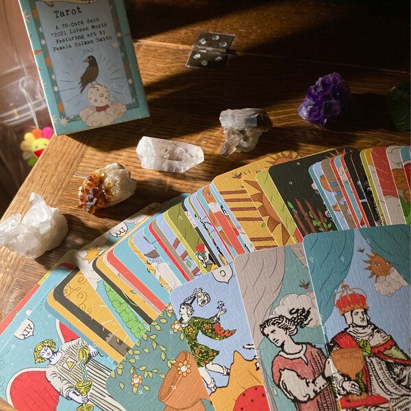 Pixie's Whisper Tarot Deck, Tarot Cards, Oracle Deck With Custom Tuck ...