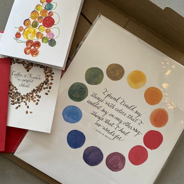 Color Wheel, Artist Gift, Wall Decor, Print - Etsy