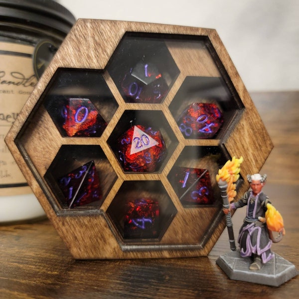 Dice Vault Moon Phase Dice Box Celestial Tabletop Gaming TTRPG RPG ...