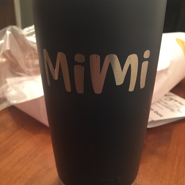 Child's Drawing Engraved YETI Rambler Tumbler | Father's Day | Mother's ...