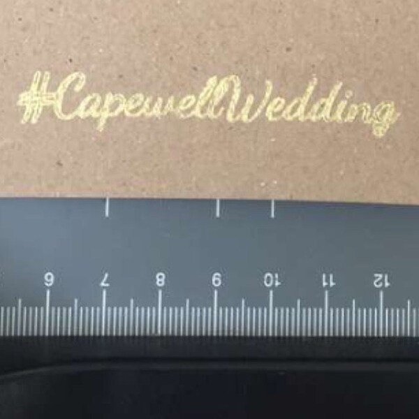 Custom Wedding Website or Hashtag Stamp - Etsy