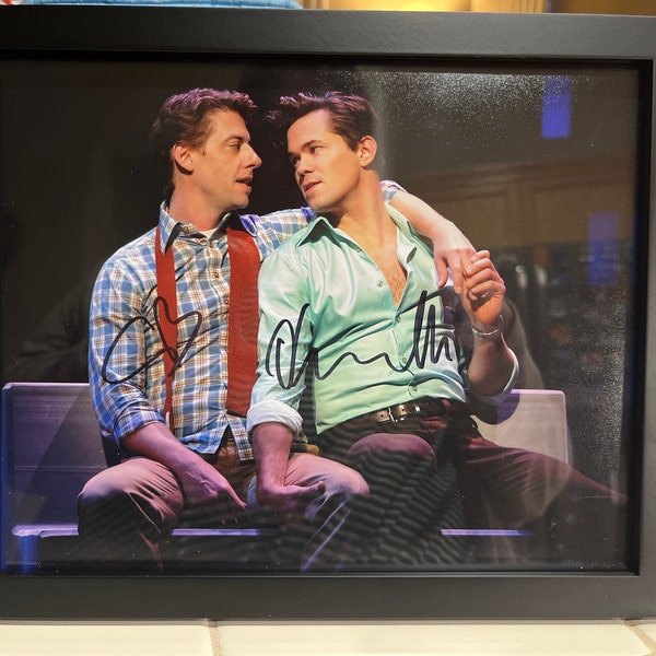 Andrew Rannells & Christian Borle Signed LGBTQ Falsettos Broadway 8x10 ...