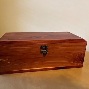 Engraved Cedar Wine Box With Lock or Latch Hand Rubbed - Etsy