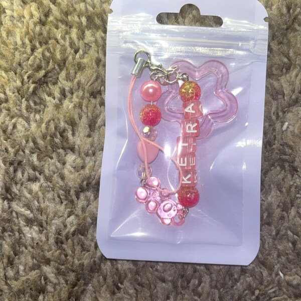 Acrylic Frame Keychains | Mini Heart and Square Deco Keychain | Sticker ...