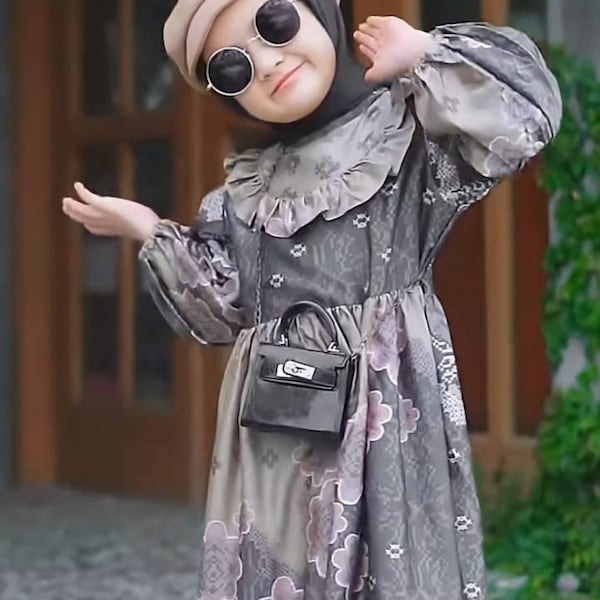 Children Niqab, Children Burqa, Children Hijab Sets Black Collour - Etsy