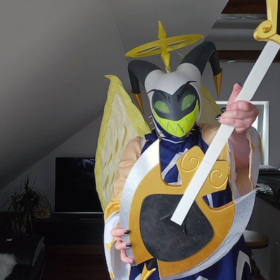 Husk Wings, Black, Red Angel Wings Costume, Hazbin Hotel, Cosplay - Etsy