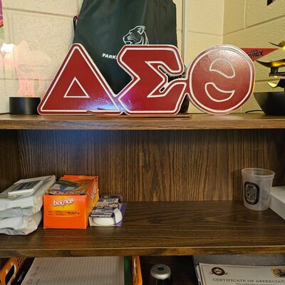 Alpha Kappa Alpha Silver Star 16 Tall Medium - Etsy