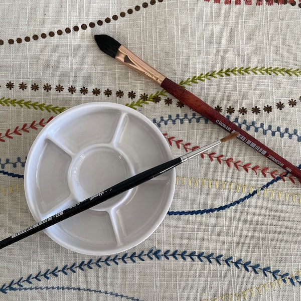 Travel Painting Palette | 6-well Circular | Watercolour | Acrylic ...