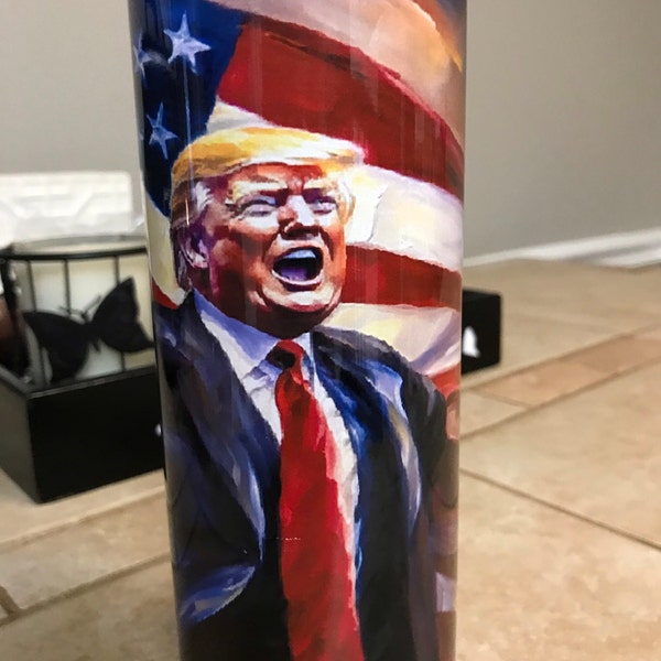 Trump Tumbler Wrap PNG, Trump 2024 20 Oz Skinny Tumbler Sublimation ...