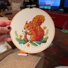 Hand Embroidery SQUIRREL Pattern, Beginner Step by Step Video Tutorial ...