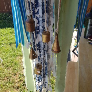 SPIRIT BELLS-5 Various Shapes in Gold-recycled Iron Sheet Metal Bells ...