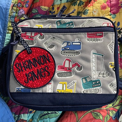 Embroidered Fabric Bag Tags, Personalized, Bookbag, Luggage - Etsy