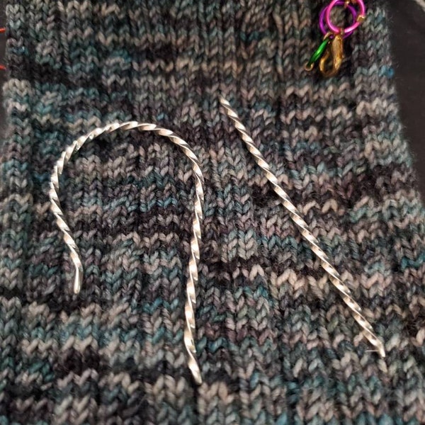 Straight Twisted Cable Needles (patent Pending) - Etsy