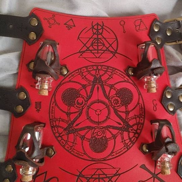 Alchemist Bracer With Magic Transmutation Triangle Wizards Sorcerers ...