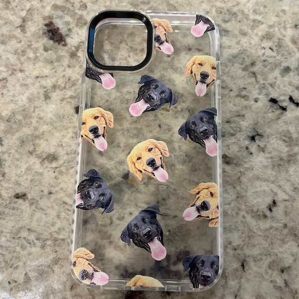 Custom Dog Phone Case, Custom Pet Illustrated Phone Case, Dog iPhone ...