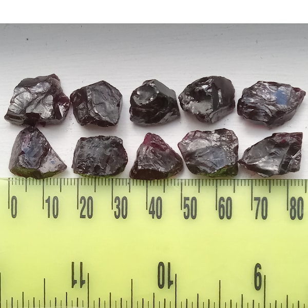 Rough Garnet Natural Red and Pink Garnet Untreated January Birthstone ...