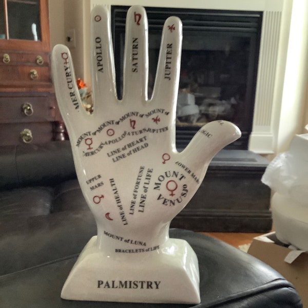 Phrenology Head, Palmistry Hand Statue, Human Bust, Human Mind Statue ...