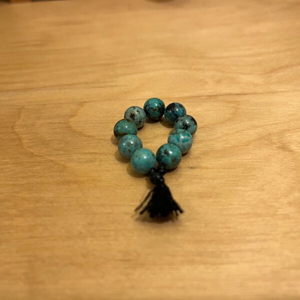 Finger Mala 9 Beads, Worry Beads Mini Mala, Aromatherapy Fidget Beads ...