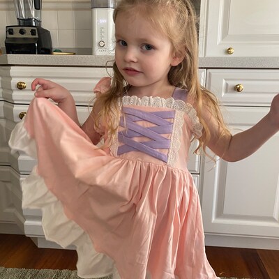 READY TO SHIP Twirl Dress,disney Princess Dress,disney Cosplay,tangled ...