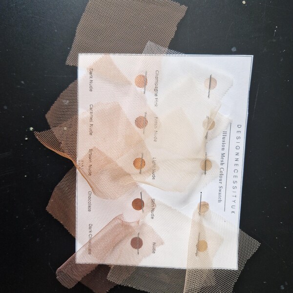 Skin Tone Illusion Mesh - Etsy