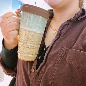 Pottery Mug Extra Large Hemp Design Handcrafted Perfect - Etsy