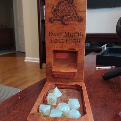 Personalized Engraved Wood Dungeon Master Screen With Custom Side ...