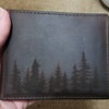 Mens Brown Leather Dog Hunting Wallet. RFID Blocking Genuine Leather ...