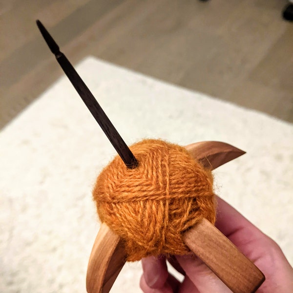 Turkish Drop Spindle Medium Cherry at Demarcation W/ Cocobolo - Etsy