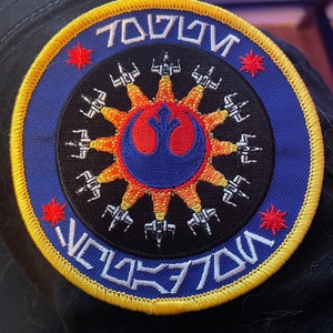 Star Wars X-wing Rogue Squadron classic 4 Patch in Aurebesh Rogue One ...