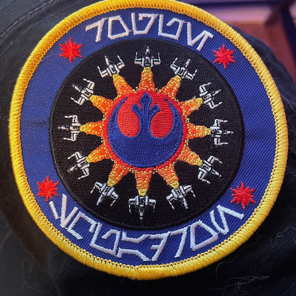 Star Wars X-wing Rogue Squadron classic 4 Patch in Aurebesh Rogue One ...