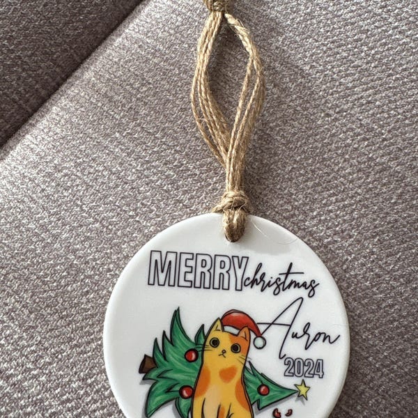 Yellow Ball Python Snake Custom Christmas Ornament of Python ...