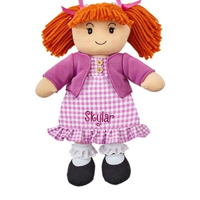 Personalized Cuddle Time Rag Dolls Ages 3 Soft Doll for Kids Plush Toy ...