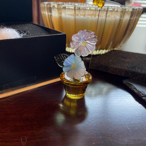 Handmade Blown Glass Plants Succulents Flower Sunflower Lily Rose ...