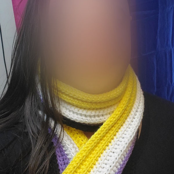 Nonbinary Pride Scarf - Etsy