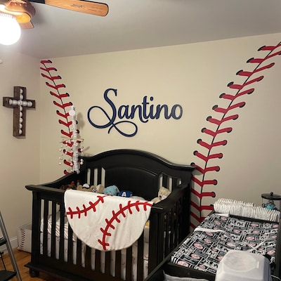 Landon Boy Baby Name Sign for Nursery Decor Custom Wooden - Etsy