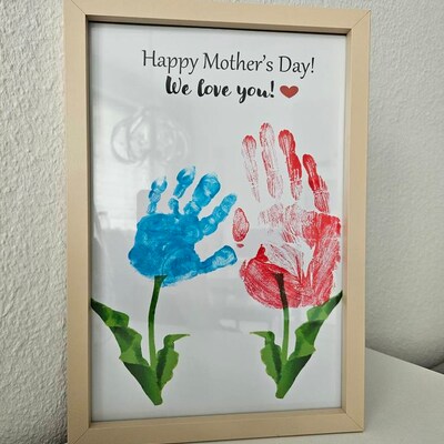 Love Handprint Art Poem, Happy Valentine's Day 2024, Baby Toddler Kid ...