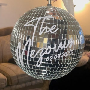 Personalised Disco Ball 20cm Party & Wedding Decor Unique - Etsy